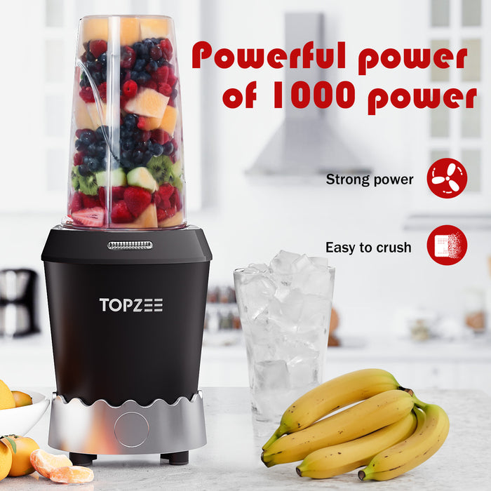 Topzee EasyGo Blender - Smooth, Effortless Blending Anytime