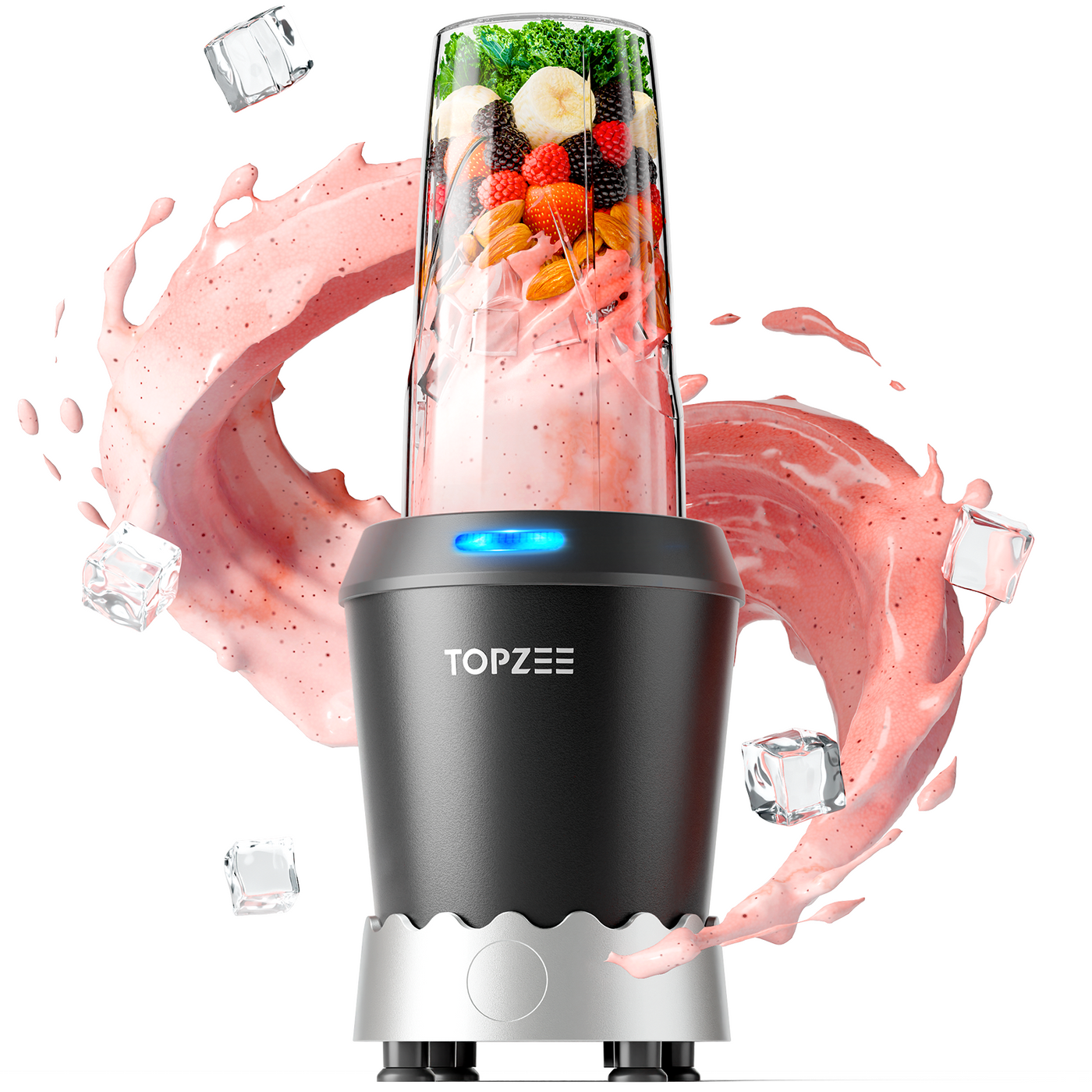 Topzee EasyGo Blender - Smooth, Effortless Blending Anytime
